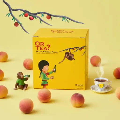 Peach Monkey Pinch | 10-Sachet Box | Or Tea B2C